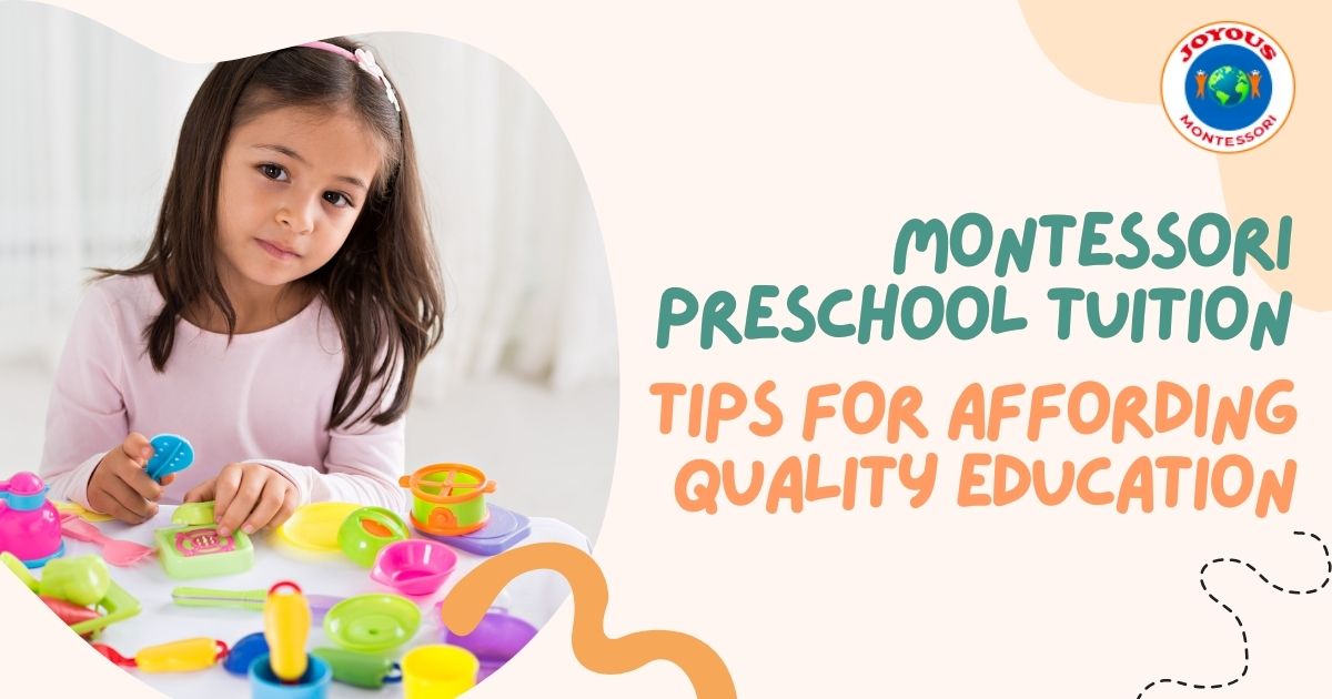 Montessori Activities for Toddlers | Joyous Montessori Blogs